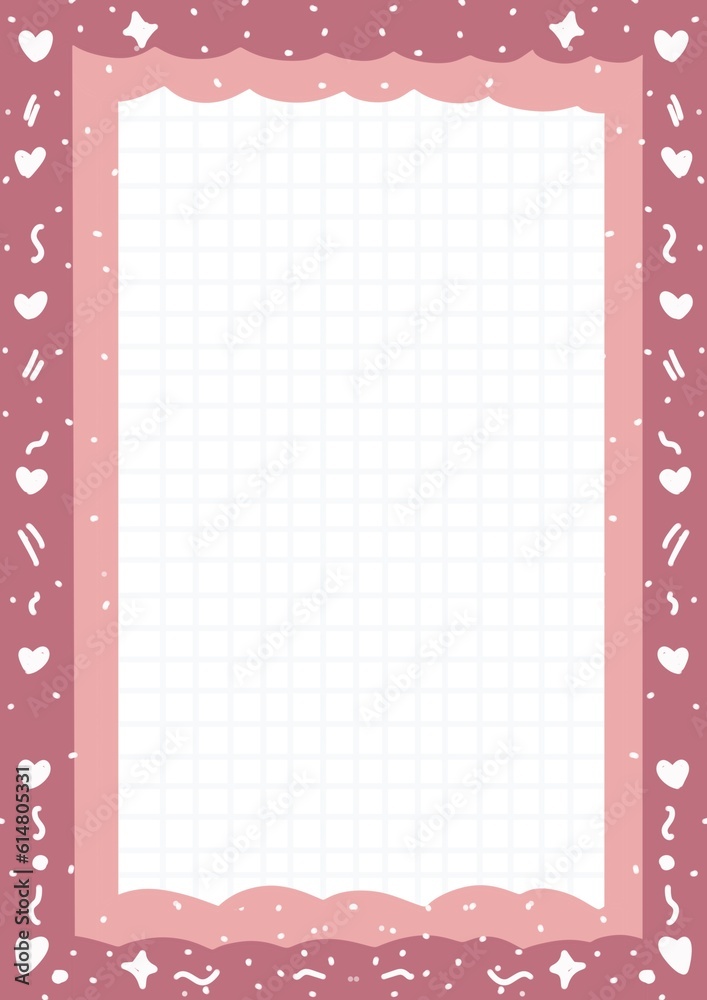 The cute-themed background brings a delightful and charming atmosphere ...