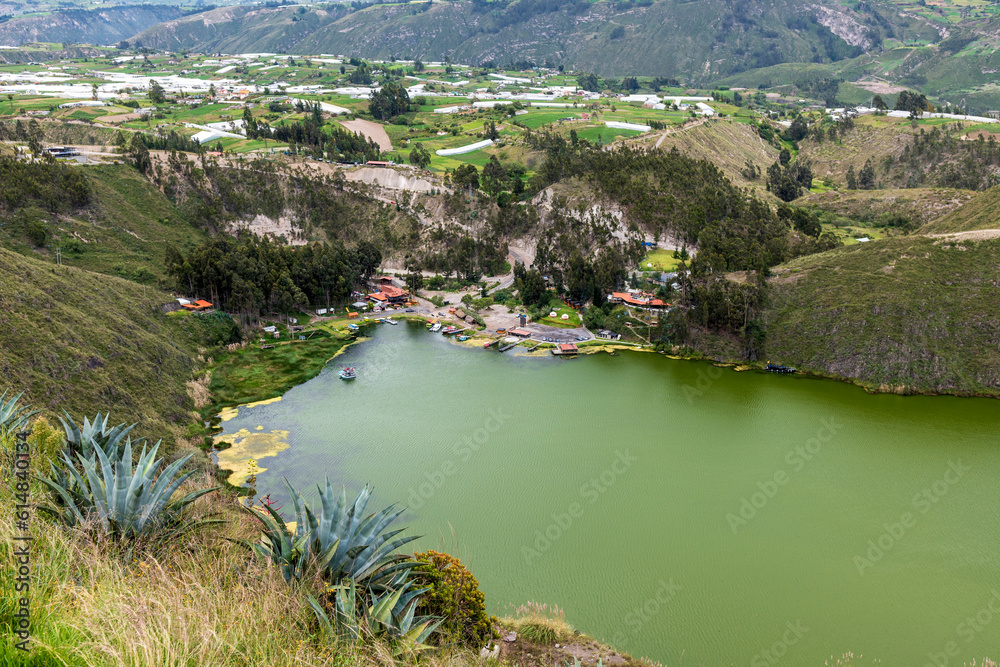 laguna de yambo en Ecuador Stock Photo | Adobe Stock
