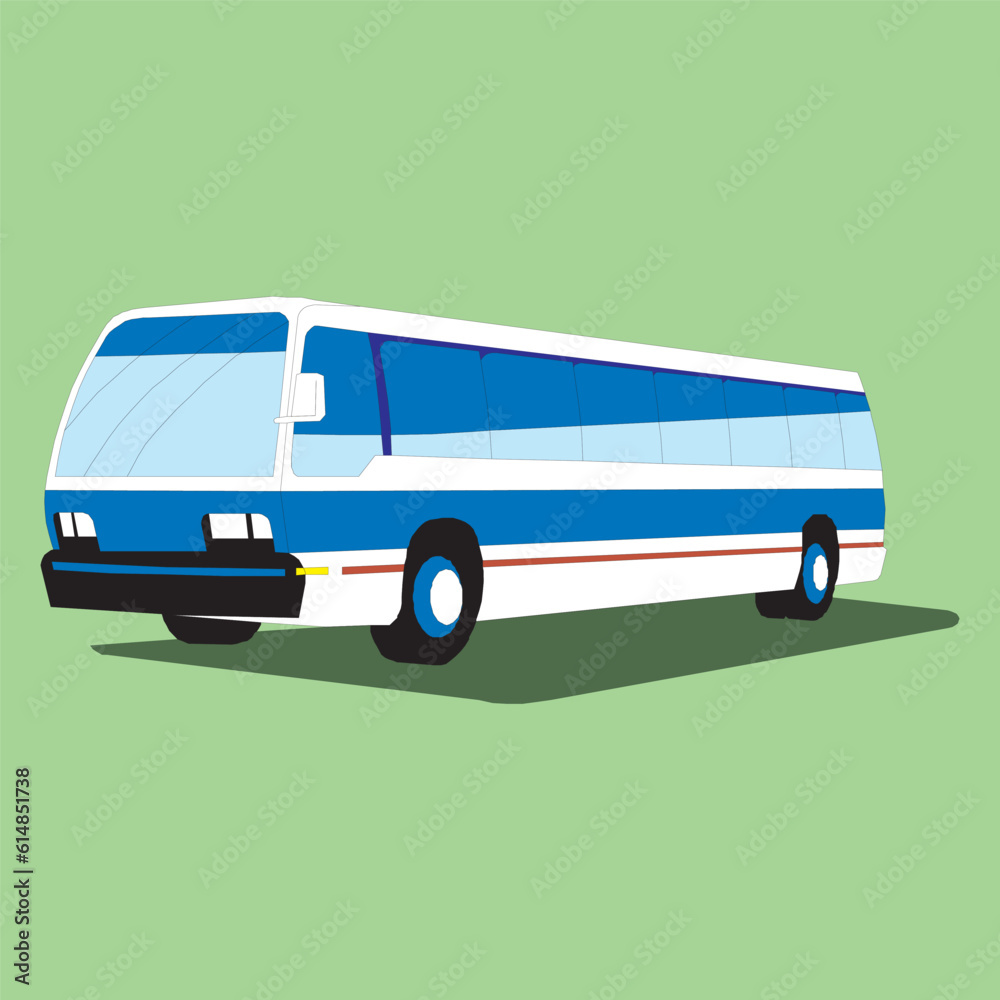 Bus illustration tour bus vector clipart Stock Vector | Adobe Stock