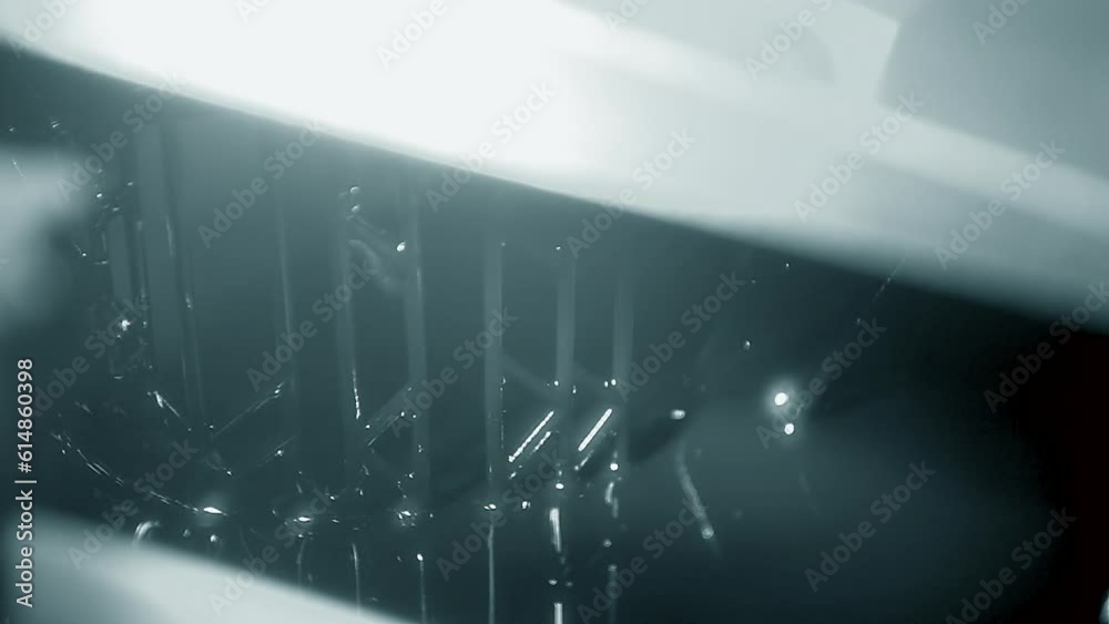 Stereolithography 3d printer. Working process 3d printer from ...