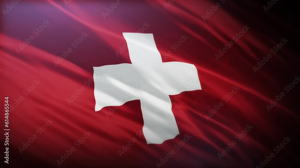 Flag of Switzerland, full screen in 4K high resolution Swiss ...