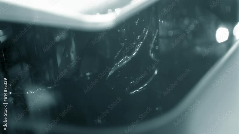 Stereolithography 3d printer. Working process 3d printer from ...