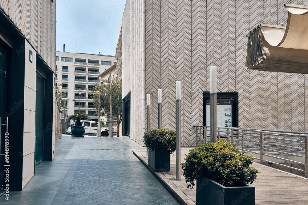 Building of major commercial district in Beirut Central District ...