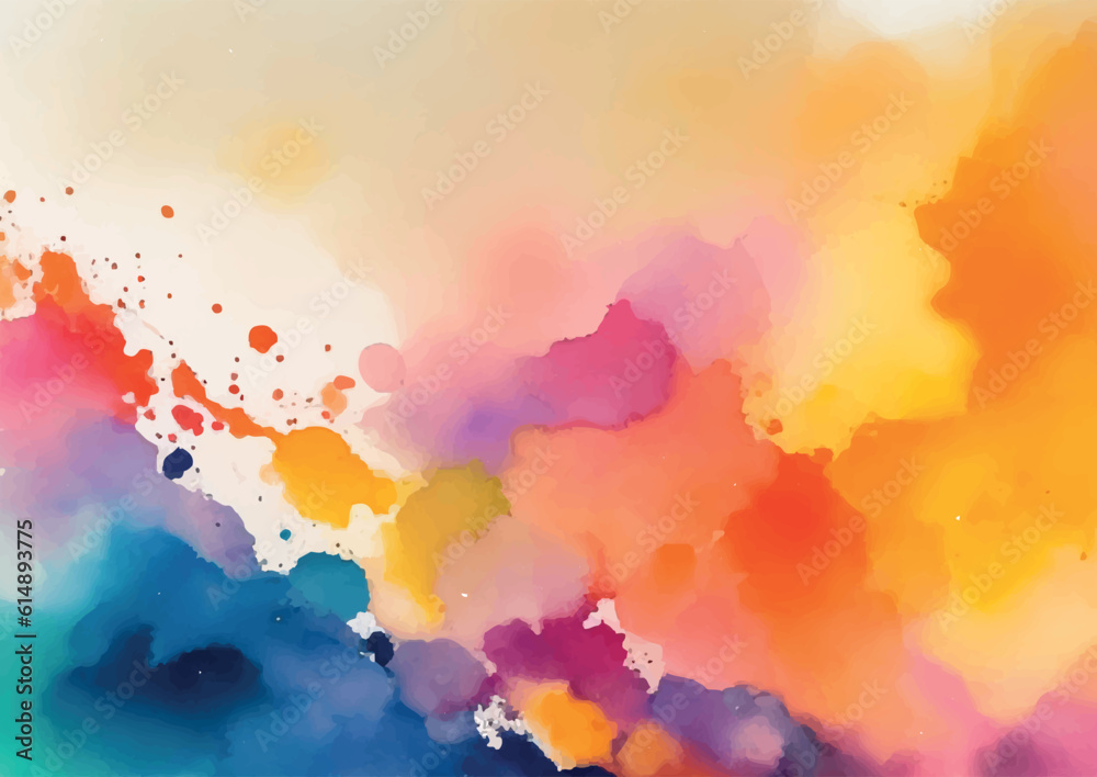 vector watercolor paint background, sore background with faint tones ...