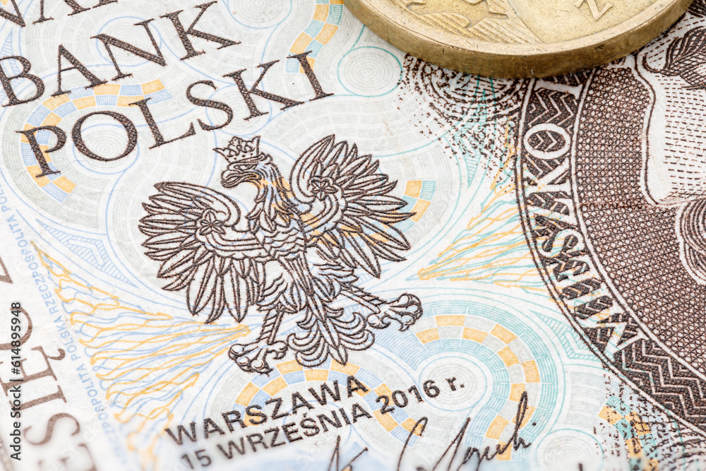 Polish Zloty. Official Currency of Poland in Denominations. Zloty close ...