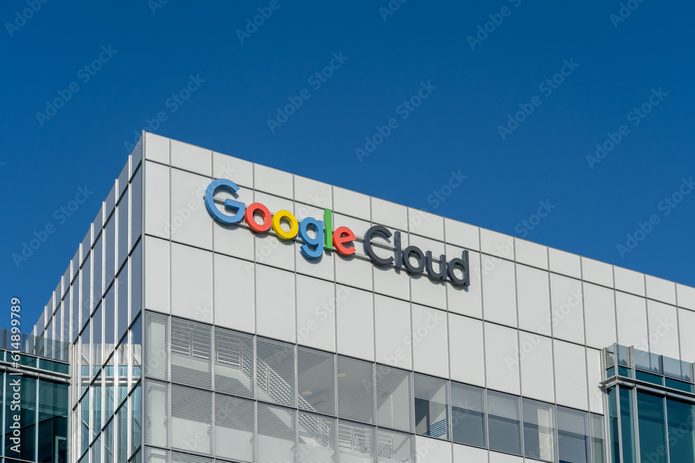 Google Cloud office building in Sunnyvale, California, USA - June 8 ...