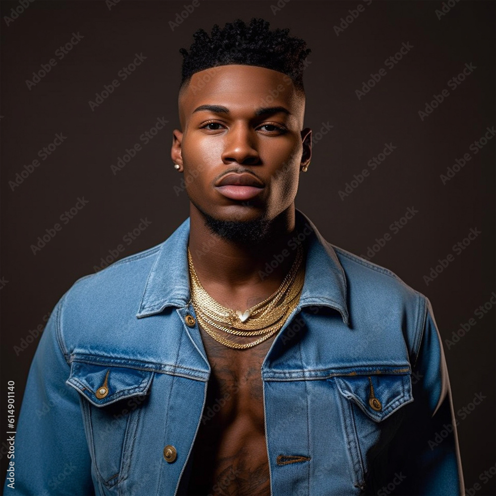 Handsome Black Man African American Model African American Man Male ...