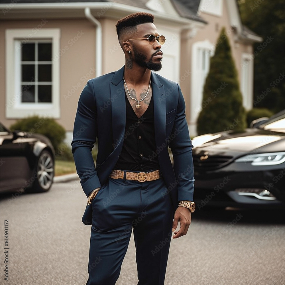 Handsome Black Man African American Model African American Man Male ...