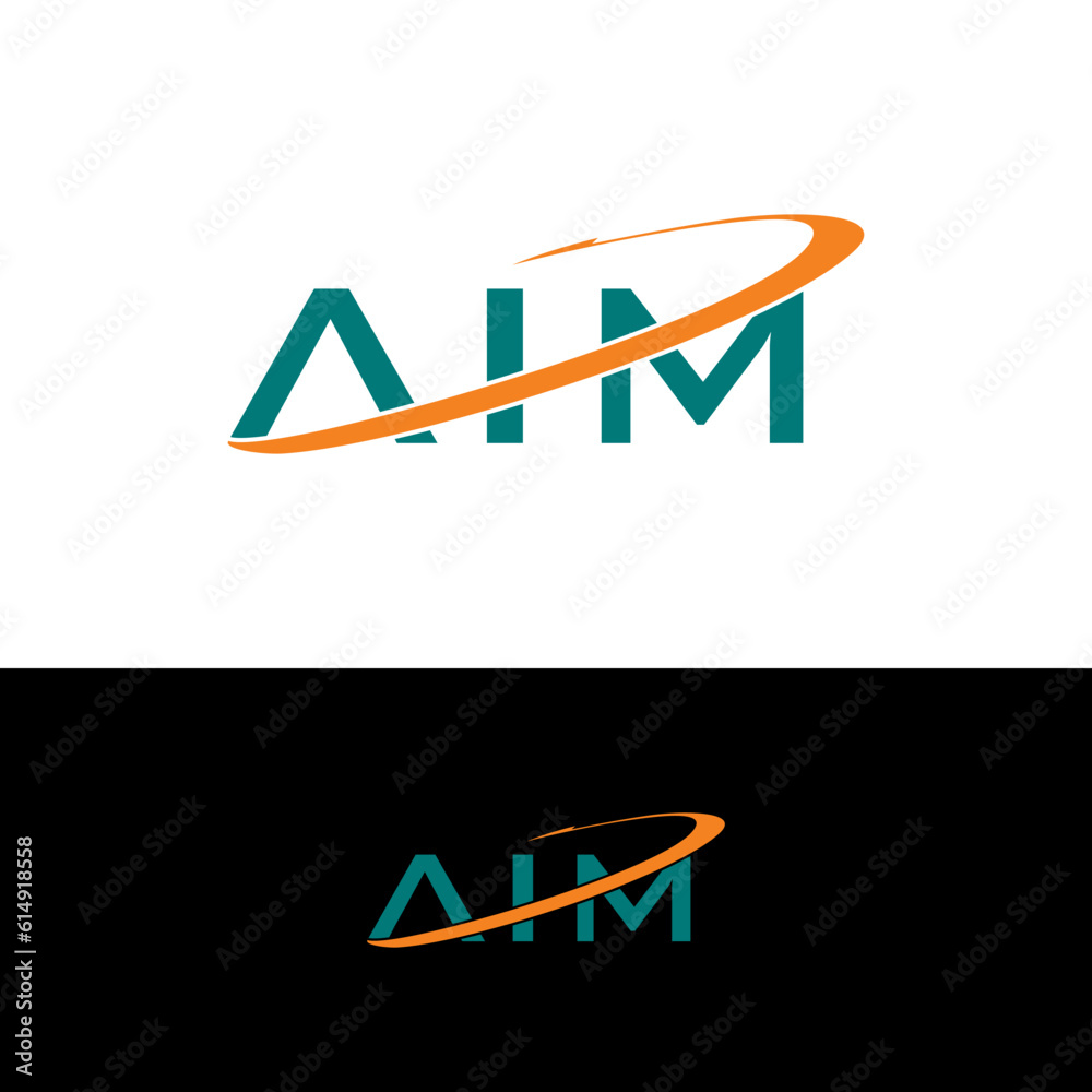 AIM logo design, internet logo, computer logo, education logo, technology logo, communication ...
