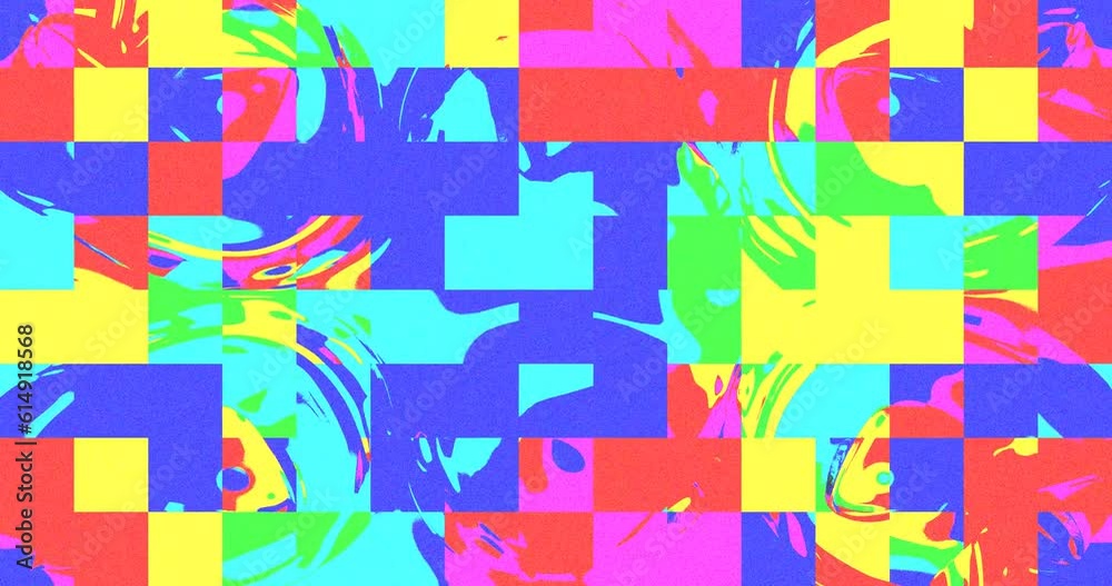 Digital Pixelated Futuristic Background. 4K loop. Stand Out from the Crowd: Boost Your Project ...