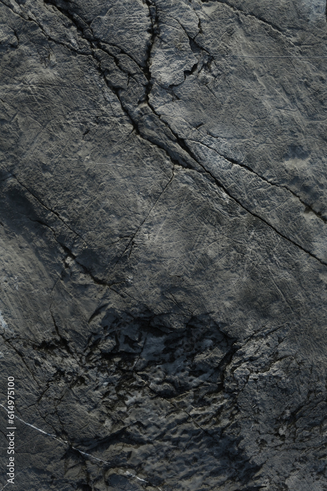 Dark rock texture background.Dark aged and cracked of black stone ...