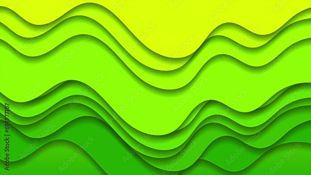 Light spring green abstract elegant waves corporate background ...