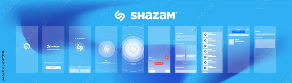 Shazam. Mockup social media post. Shazam mockup. Social network ...