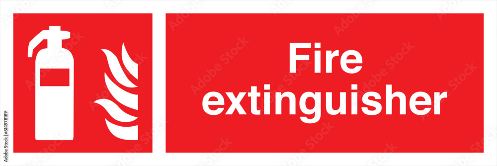 Safety warning signs fire equipment fire action signs with text Fire ...