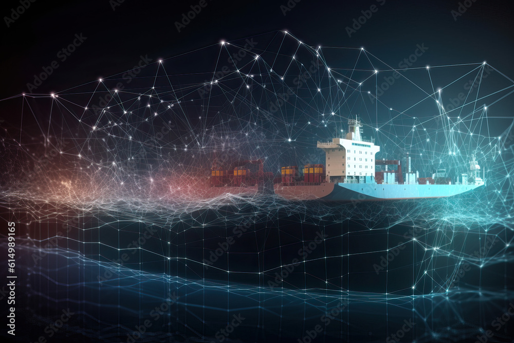 Immerse yourself in the world of illuminated cargo with this stunning ...