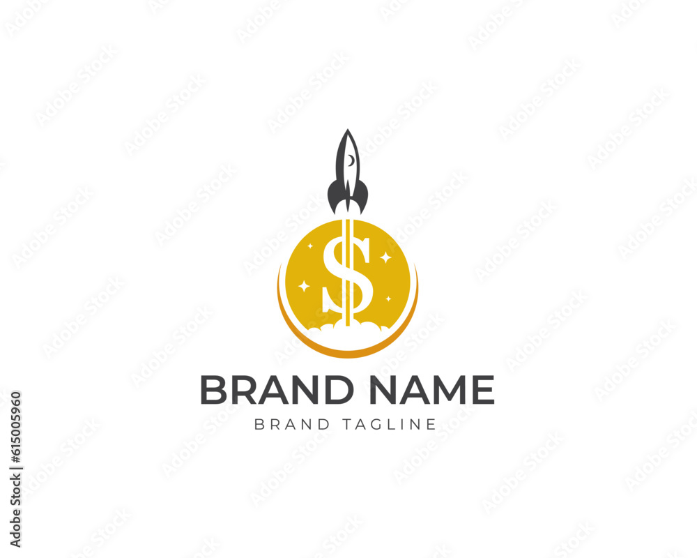 space coin logo Stock Vector | Adobe Stock