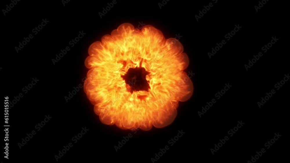 Gold orange sun light explosion animation. Optical lens flare and flash ...