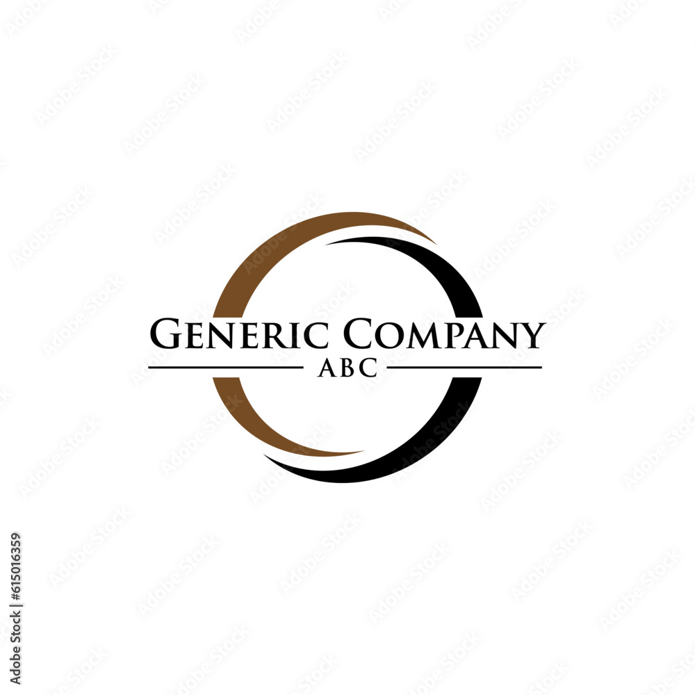ABC letter generic logo design vector. English school badge vector logo ...