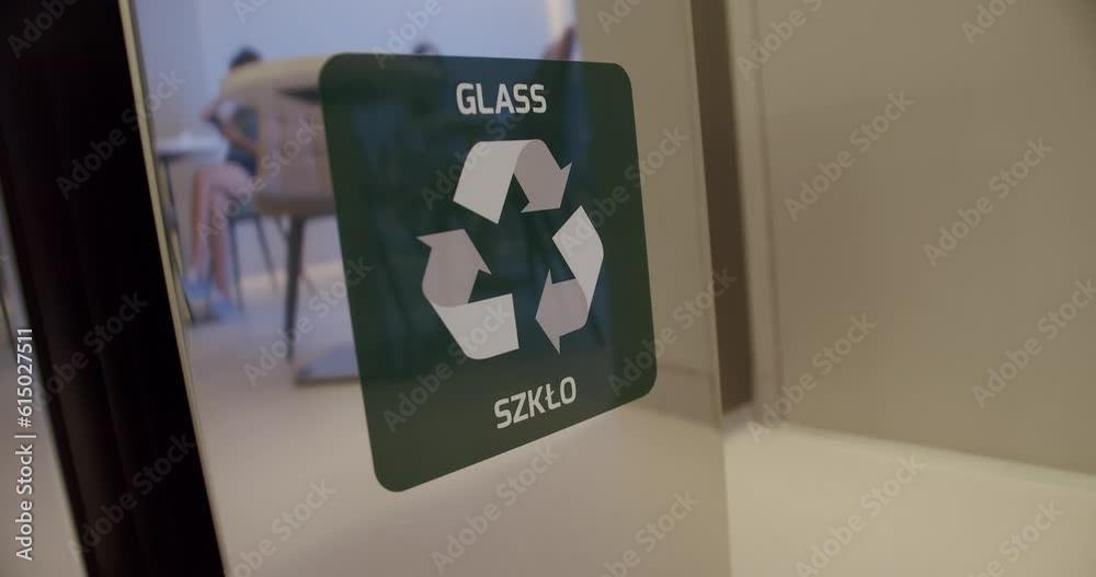 Colored boxes, waste sorting, metal, plastic, glass, bulbs, organic ...