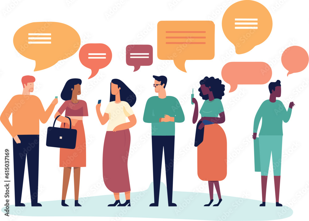 Multinational Office Harmony: Diverse Cartoon Characters in a Modern ...