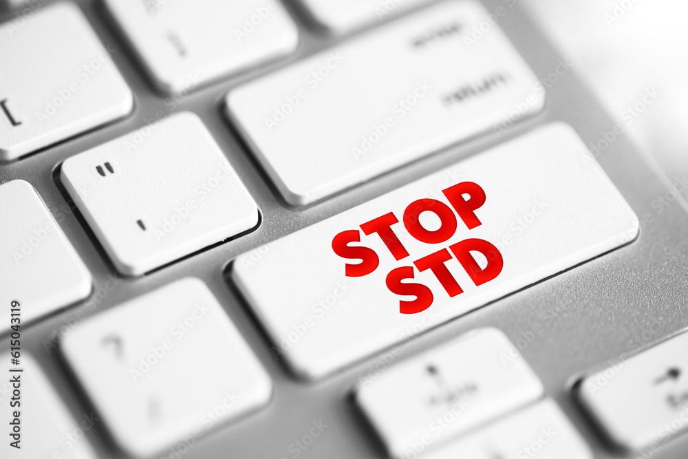 Stop STD (Sexually transmitted diseases) text button on keyboard ...
