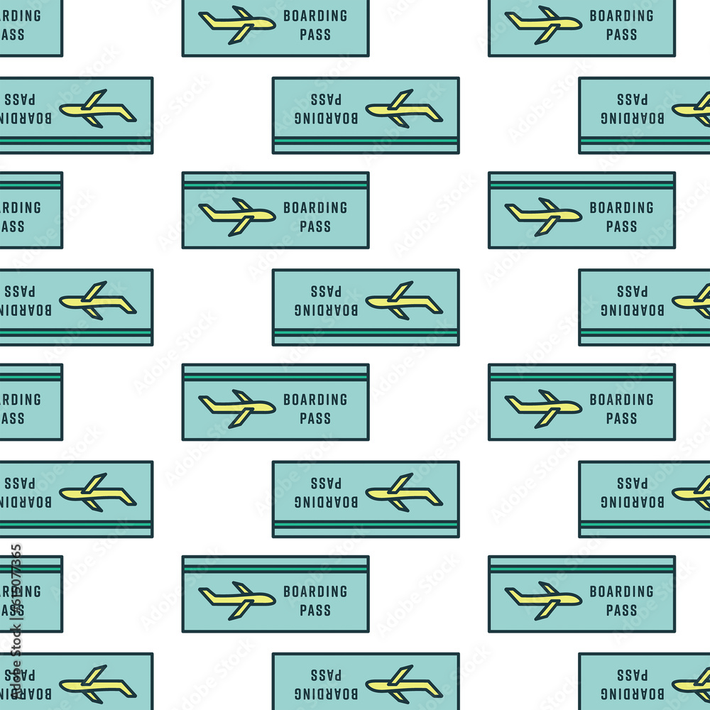 Digital png illustration of rows of boarding passes on transparent ...
