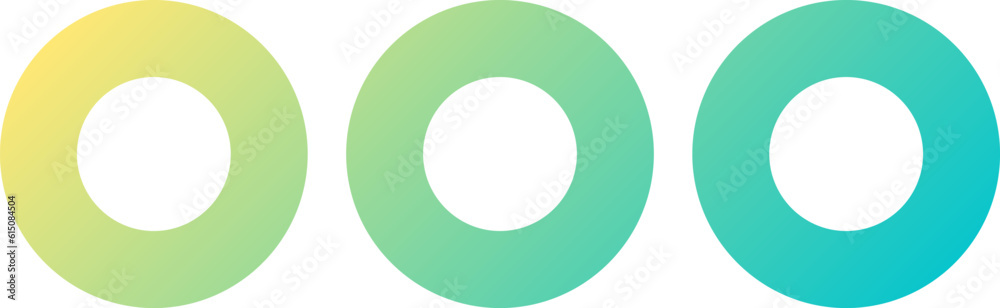 More options button pixel perfect gradient linear ui icon. Interaction. Website circle elements ...