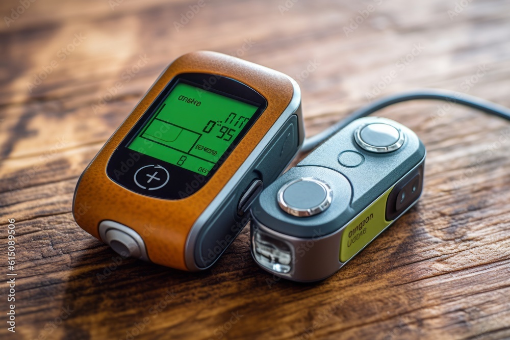 An innovative stock image showcasing the latest diabetes technology ...