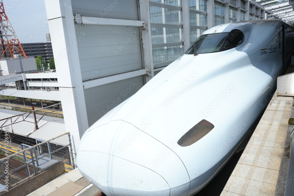 JR Kyushu, Shinkansen N700, Bullet Train, Sakura in Japan - 日本 JR九州 九州 ...
