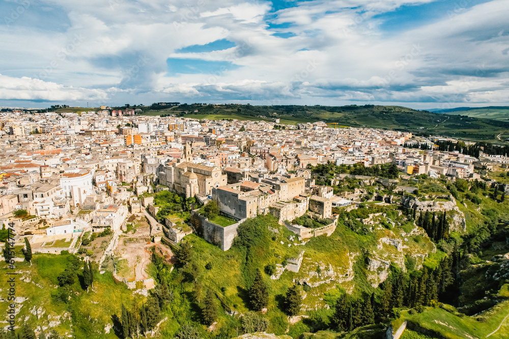 Gravina in Puglia, Apulia Bari, Italy: landscape from the ancient ...