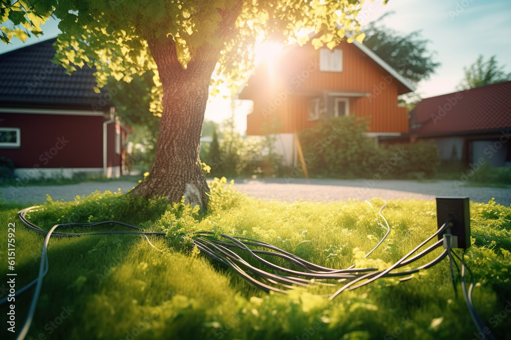 electric tree, green energy, A Glimpse into Tomorrow: Futuristic Fusion ...