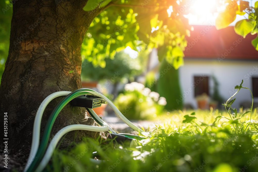 electric tree, green energy, A Glimpse into Tomorrow: Futuristic Fusion ...