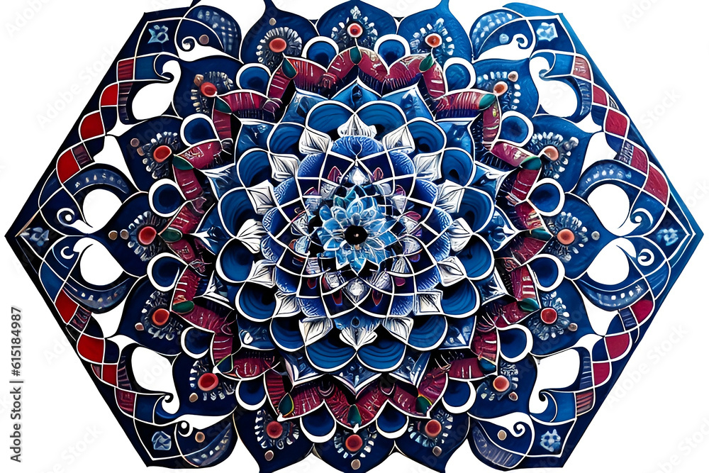 Nature-inspired Mandala Art: Vibrant, symmetrical patterns showcasing ...