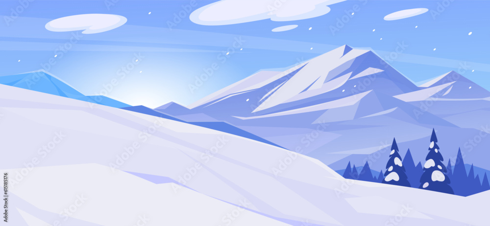 Beautiful Snowy Mountain Wallpapers