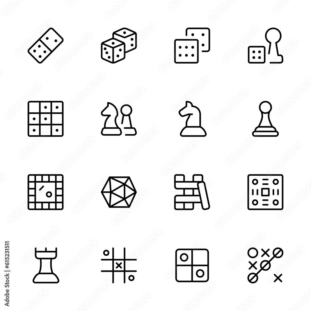 Vetor De Puzzle Quiz Game Icon Chess Tic Tac Toe Ludo Carrom