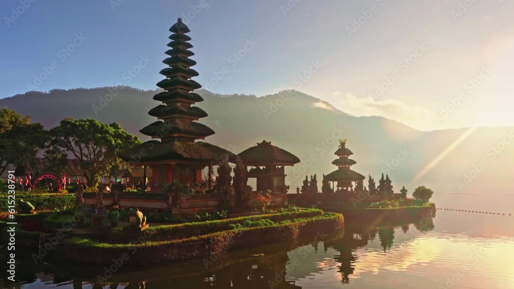 Bali temple Ulun Danu Beratan iconic Lake Temple, is both a famous ...