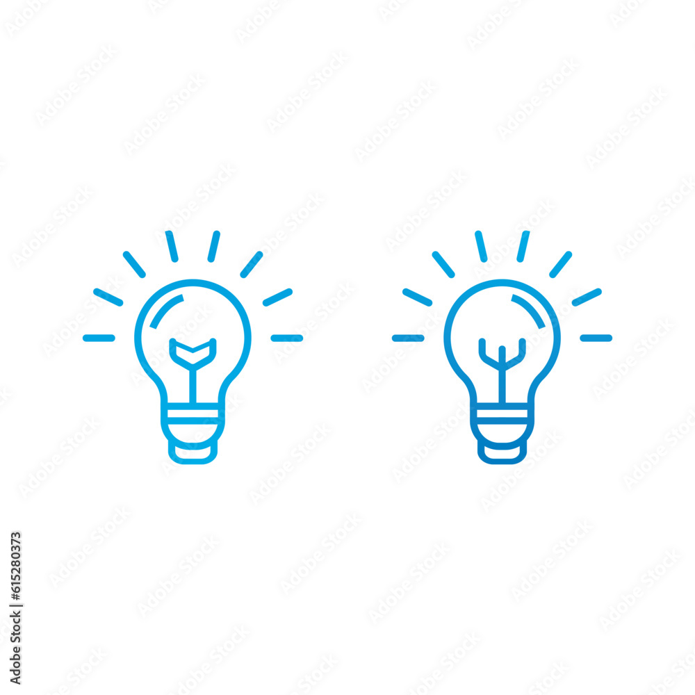 lines circle eye modern insight logo symbol icon, blue linear bright ...