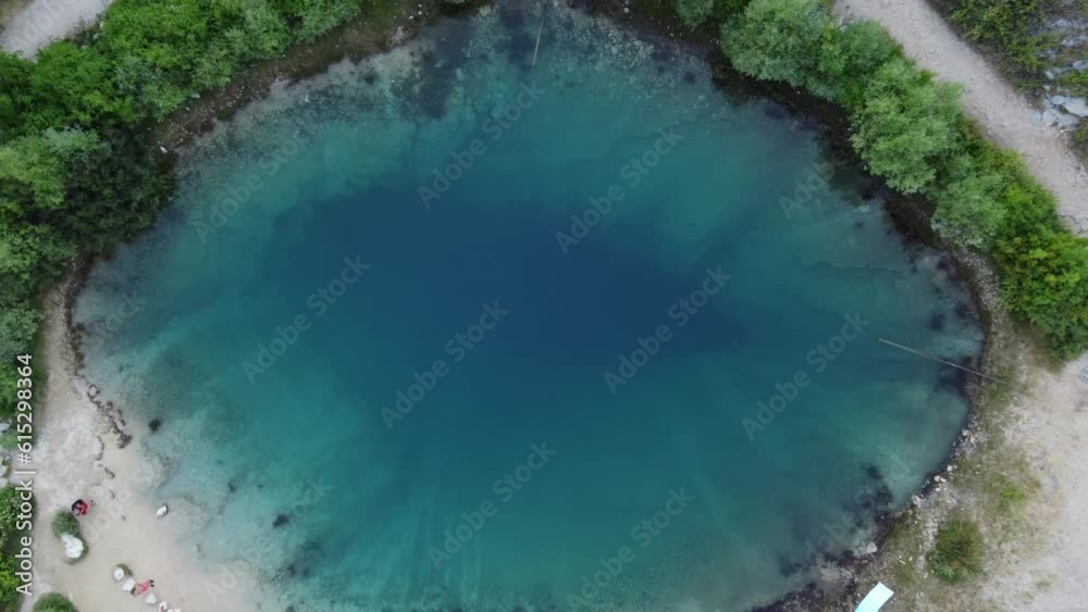 People having a Picnic at Cetina River Spring (Izvor Cetine), also ...