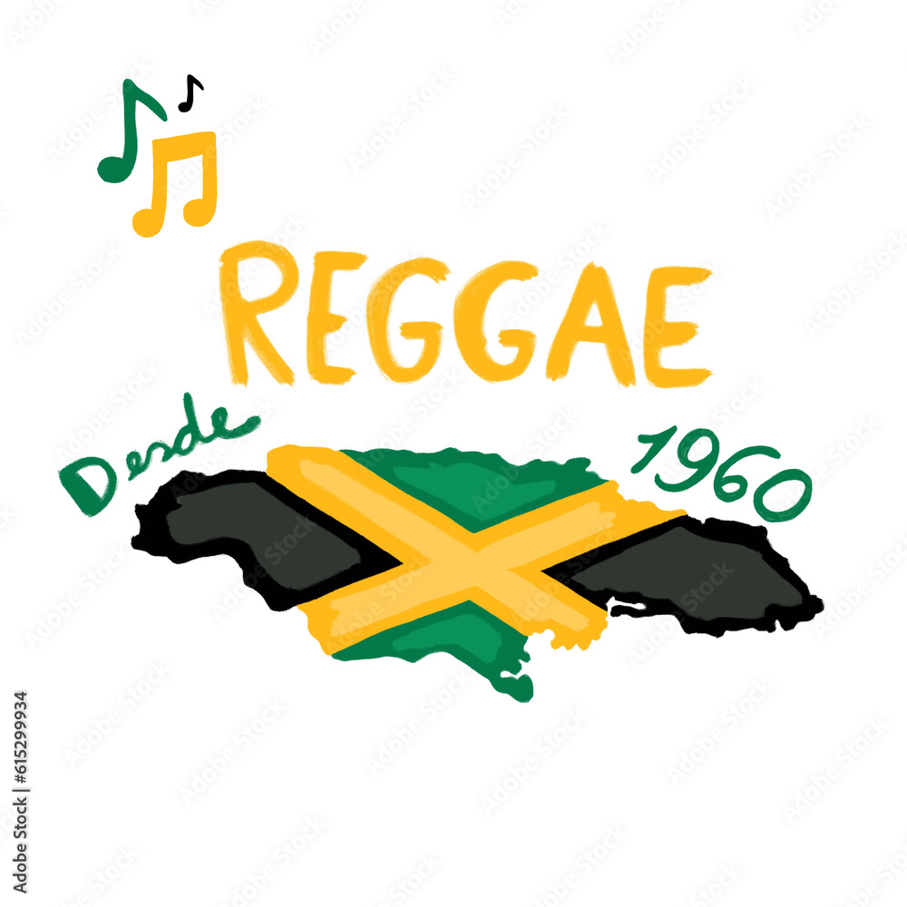 Logotipo De Reggae Jamaica