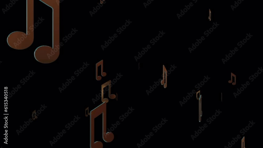 Melodies in Motion: The Fascinating World of Musical Notes Animation ...