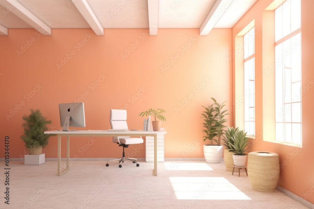 a Modern Simple Interior Office, Ultra Realistic, Less Noise, Empty No ...