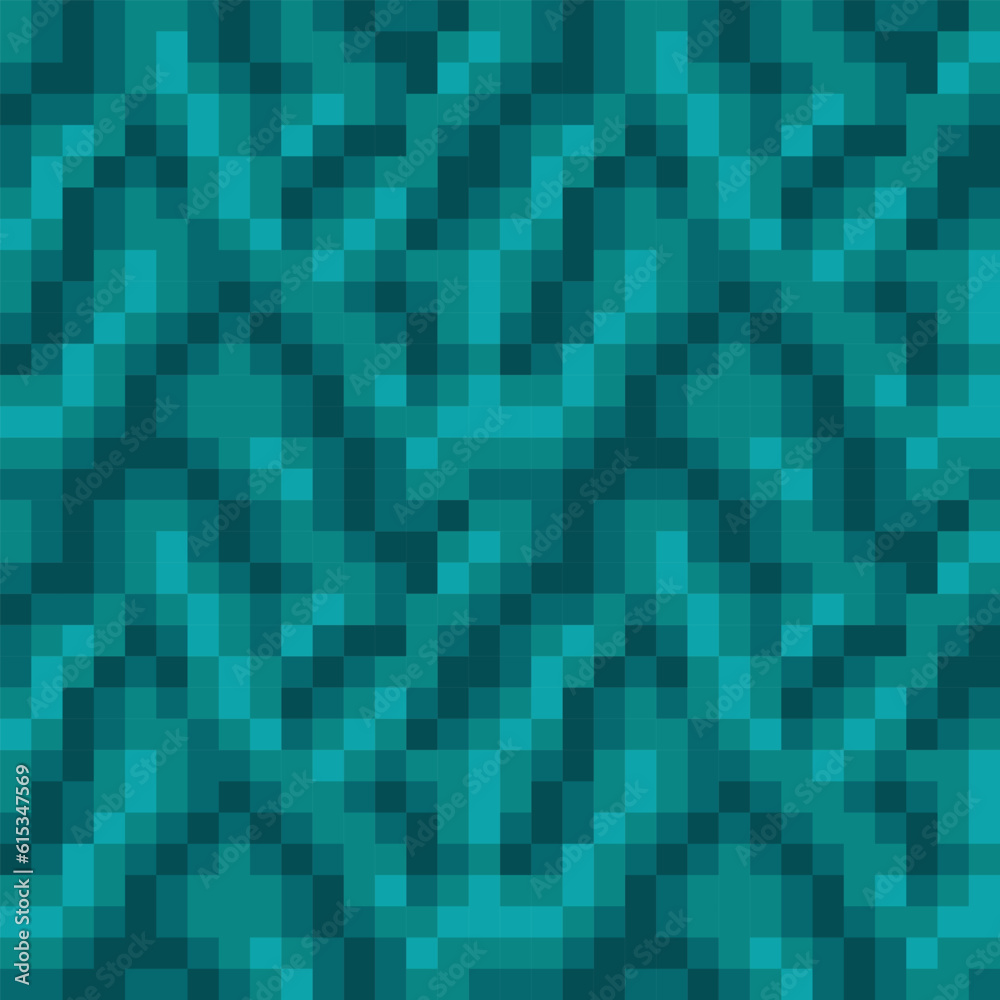 Blue color abstract seamless pattern texture pixel art background for ...