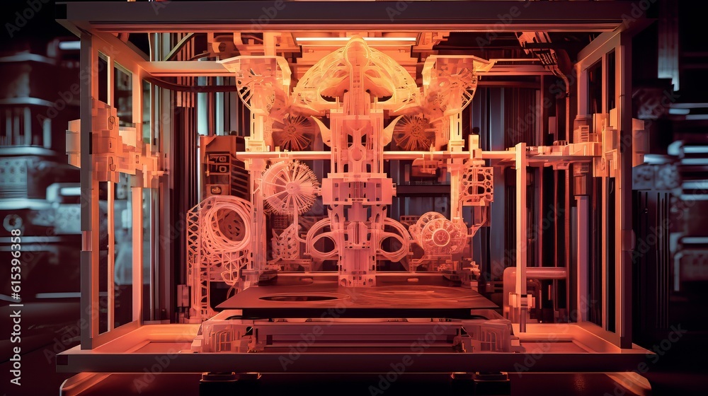 Immersive Visual Journey into the World of 3D Printing, Revealing ...