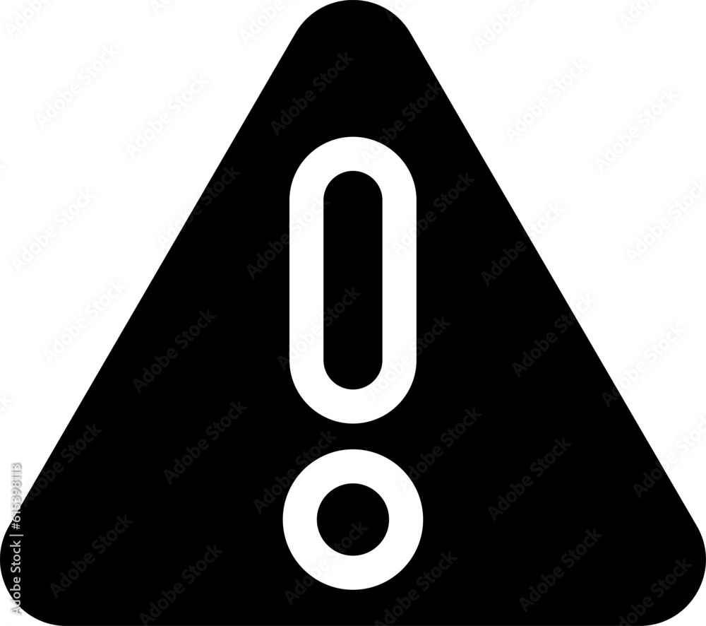 Warning black glyph icon. Risky and hazardous situation. Condition and ...