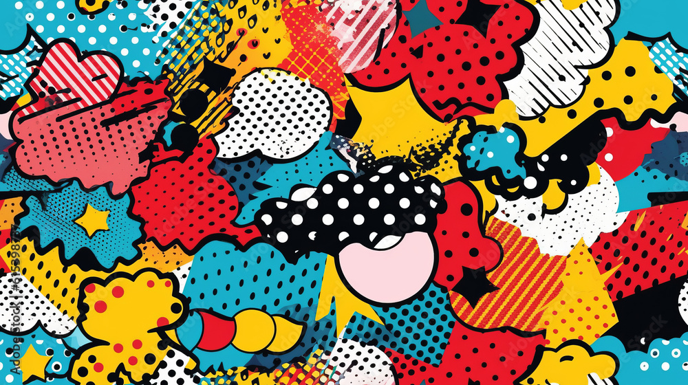 Seamless pattern background inspired by the playful and whimsical world ...