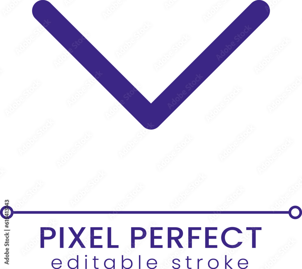 Scroll down pixel perfect RGB color ui icon. View chat history. New ...