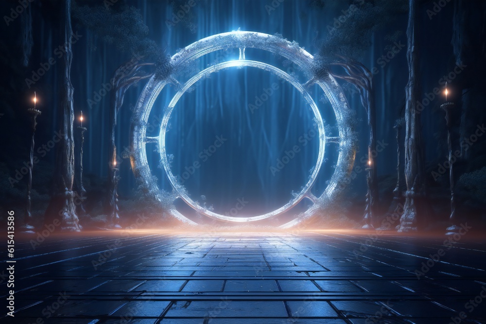 Illusion, beautiful, stunning, breathtaking background with mirrors ...