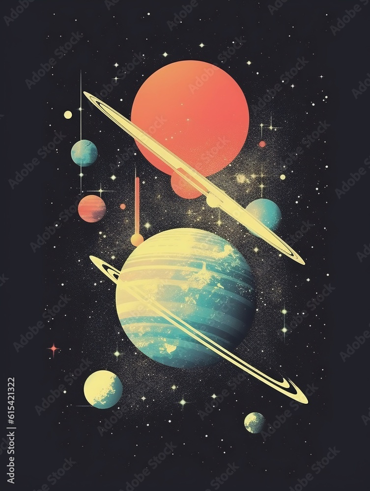 A versatile background for nocturnal event posters and interior decor ...