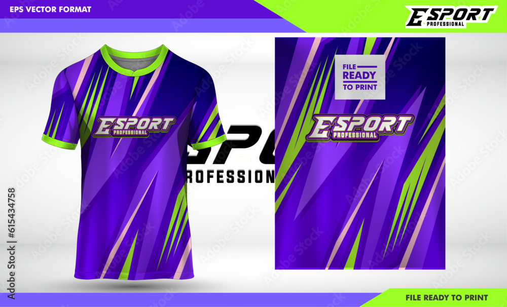 jersey esport design for gaming, uniform in front view. Shirt mock up ...