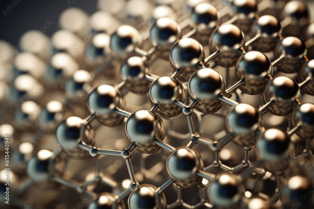 nanoparticles formed from the same material as a piece of metal ...